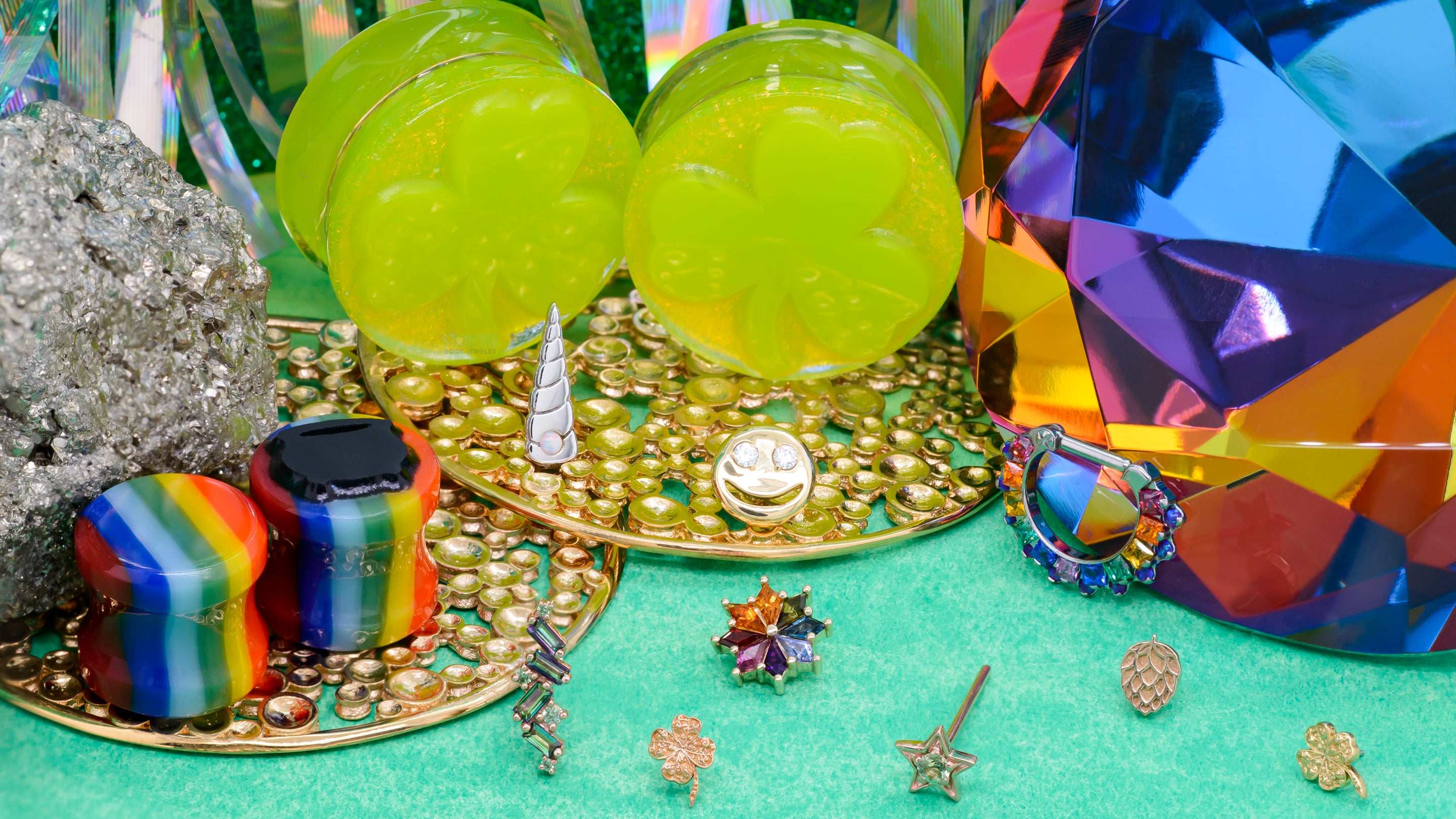 Lucky You - Happy St. Patrick's Day – Starfire Body Jewelry Company