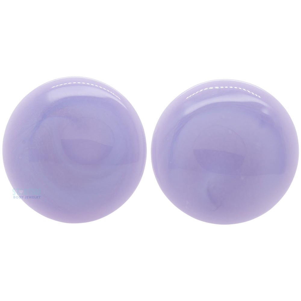 Gorilla Glass Glass Color Front Plugs - Lilac – Starfire Body Jewelry ...