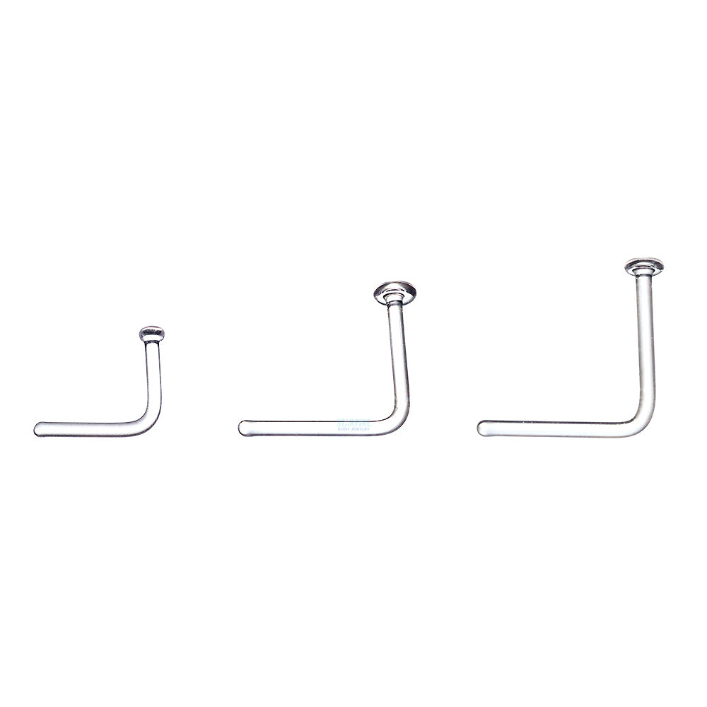 Glasswear Studios Glass Nostril Retainer - Clear – Starfire Body ...