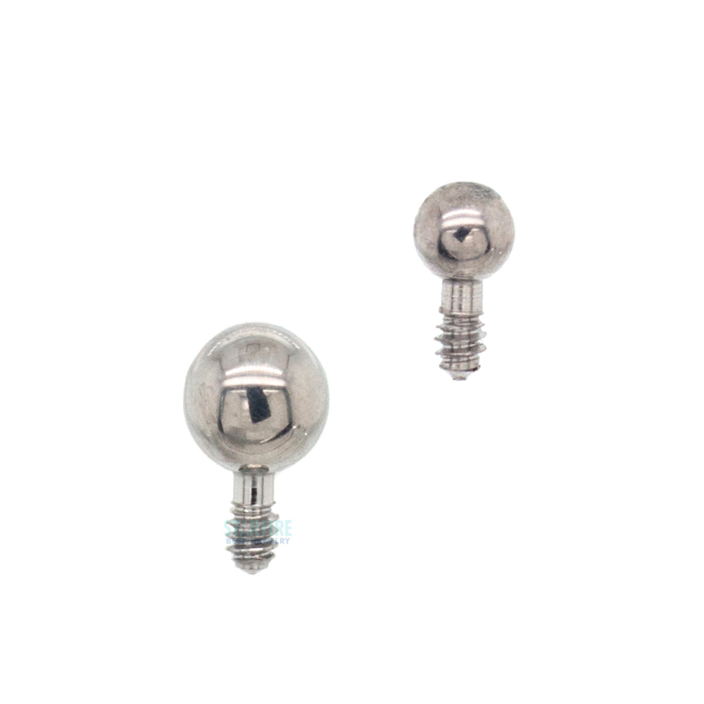 Industrial Strength Titanium Threaded Ball - High Polish – Starfire ...