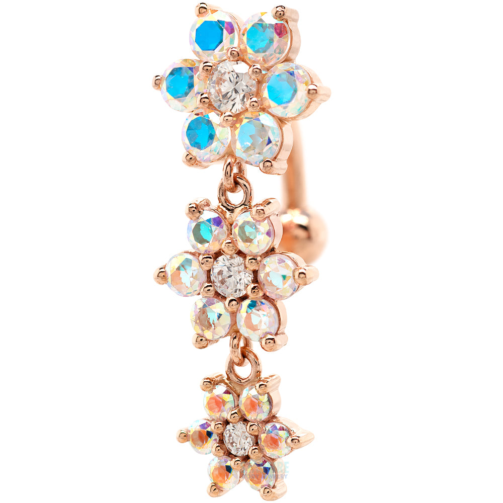 Body Vision - BVLA Graduating Flower #2 Reverse Dangle Navel Curve in ...