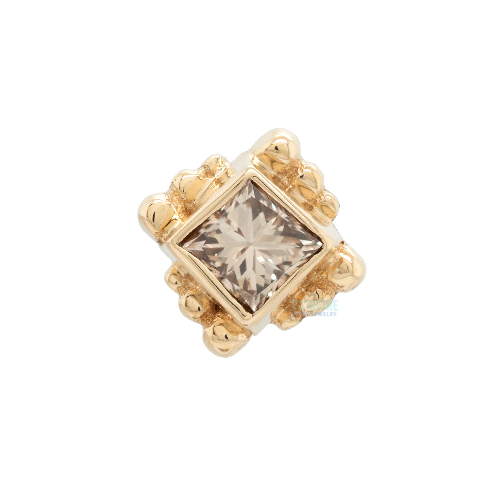 BVLA - Body Vision threadless: Beaded Princess Pin in Gold with ...