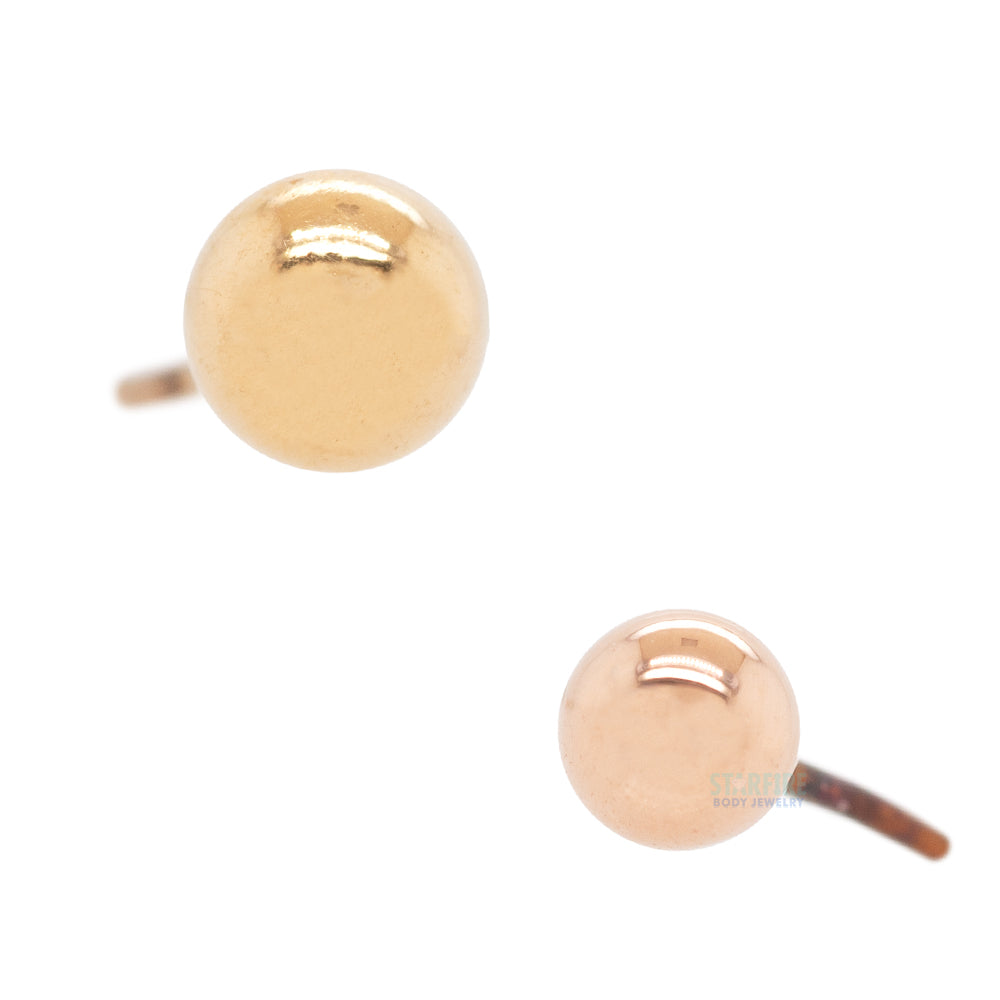 BVLA - Body Vision threadless: Bead Pin in Gold – Starfire Body Jewelry ...