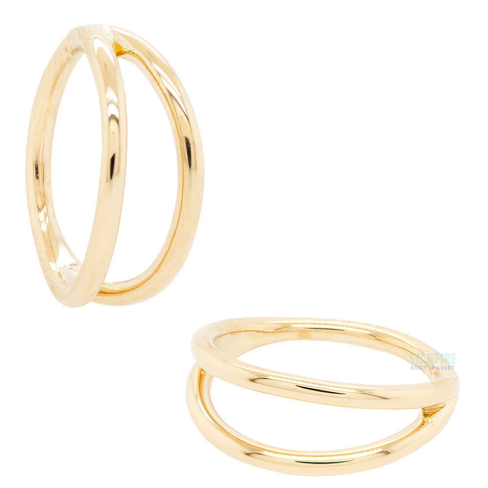 BVLA - Body Vision Illusion Seam Ring in Gold – Starfire Body Jewelry ...