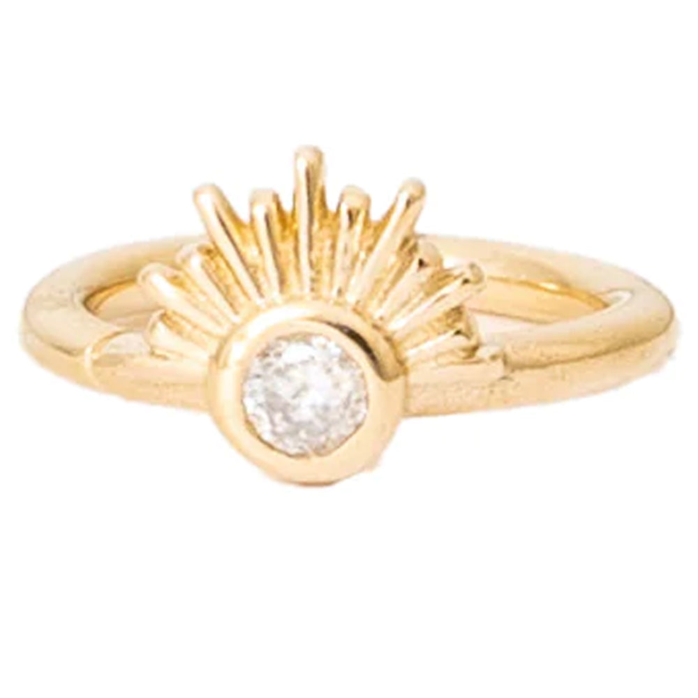 Tawapa "Blaze" Continuous Ring in Gold with Gemstone – Starfire Body ...