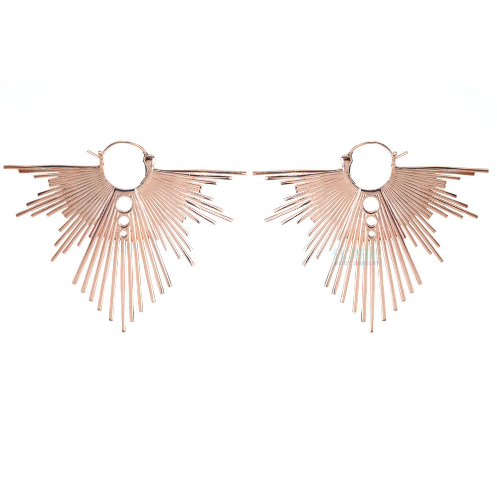 Tawapa "Divine" Hoop Earrings – Starfire Body Jewelry Company