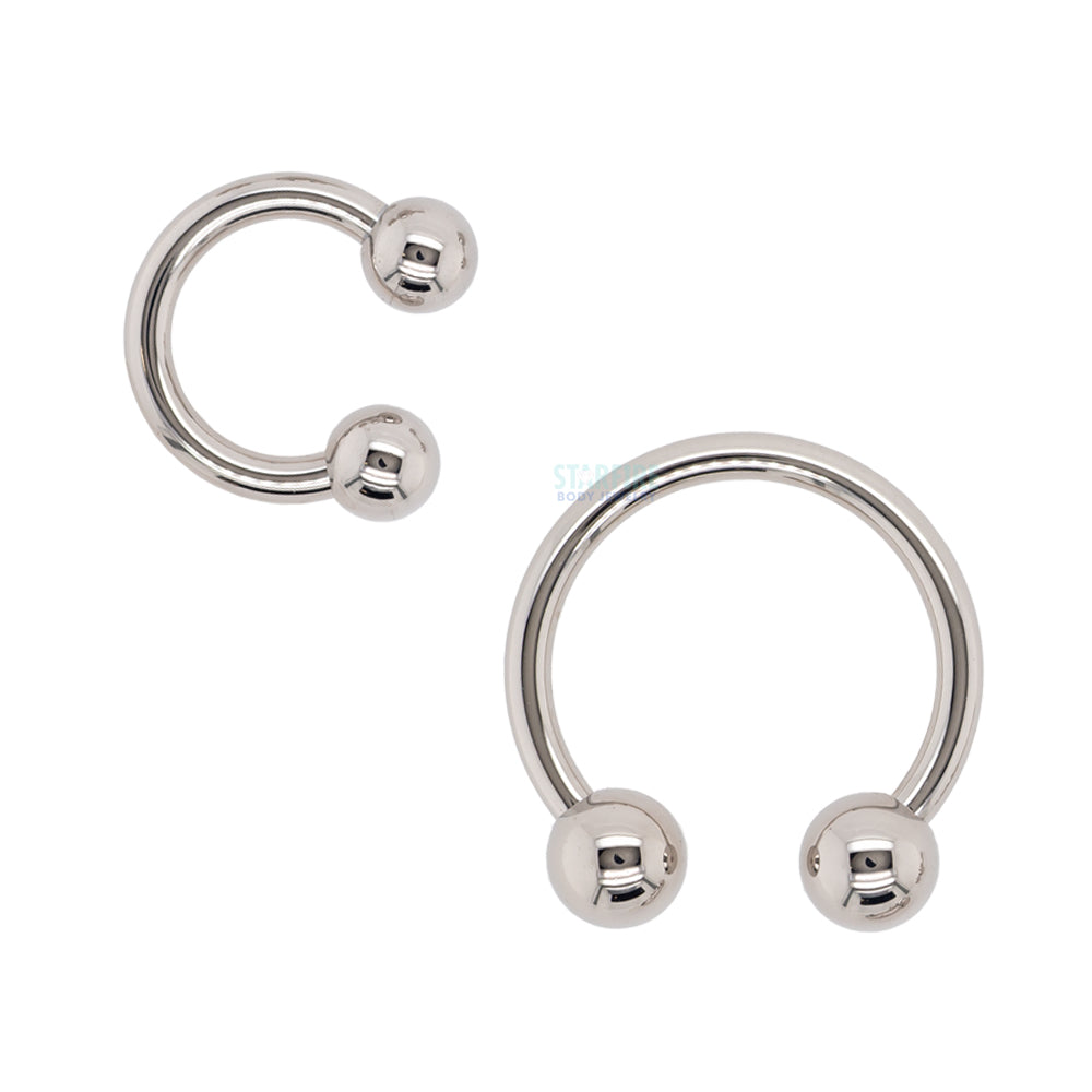 Titanium Circular Barbell - Purple – Starfire Body Jewelry Company