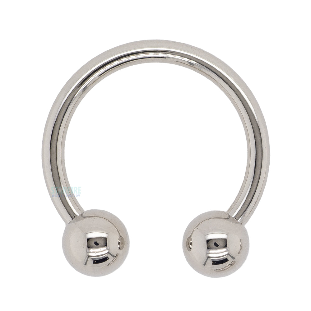 Titanium Circular Barbell - High Polish – Starfire Body Jewelry Company