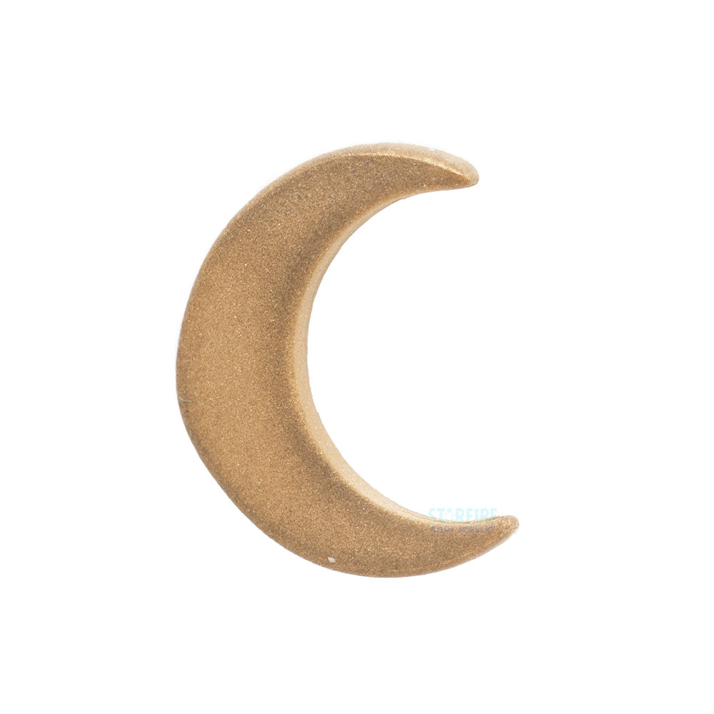 Anatometal Sandblasted Moon Threaded End in Gold – Starfire Body ...