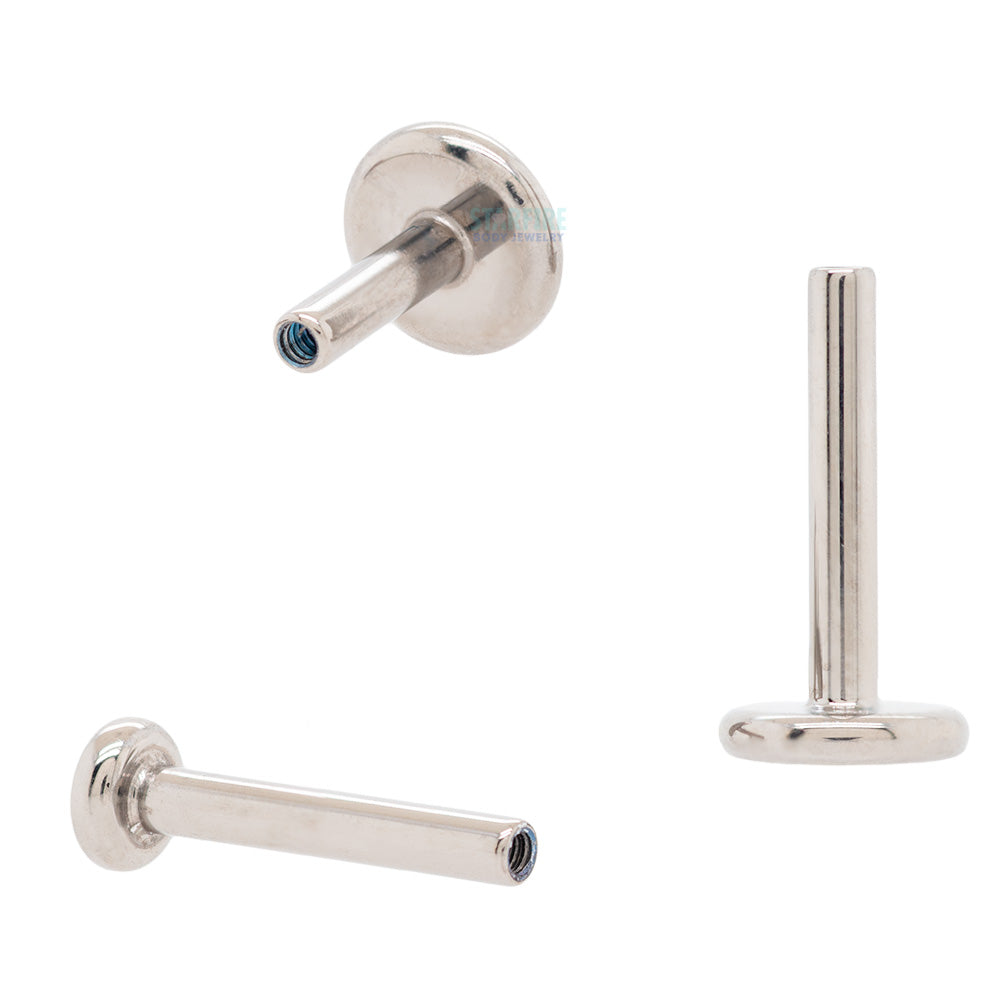 Anatometal Titanium Threaded Flatback / Labret Post / Straight Barbell ...