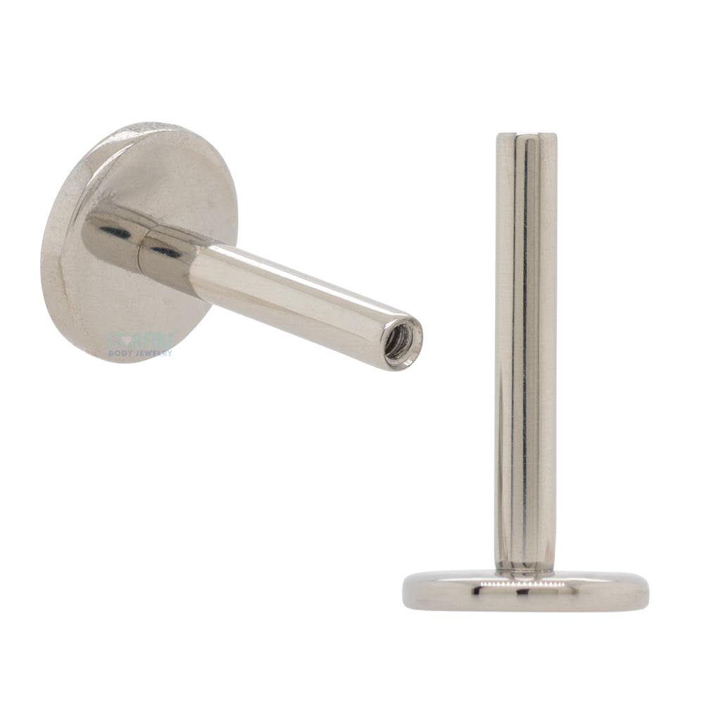 Leroi Stainless Steel Threaded Flatback / Labret Post / Straight ...