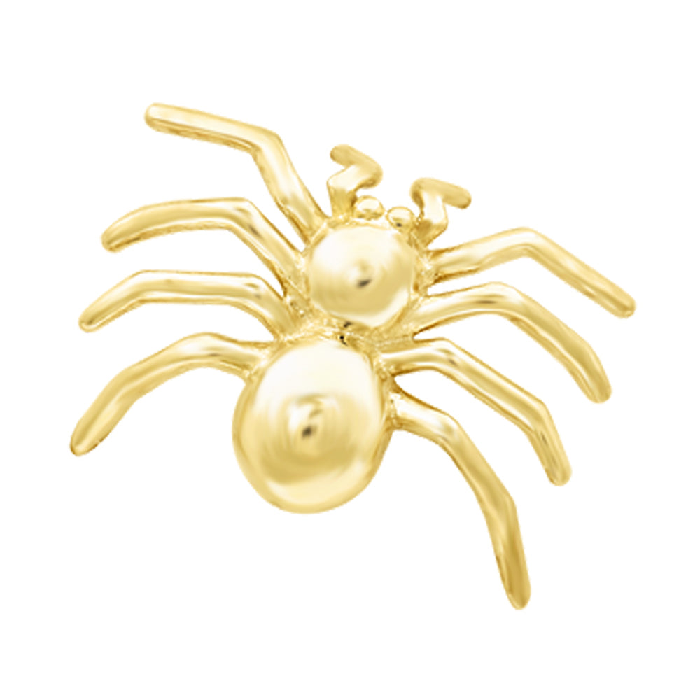 Junipurr Jewelry threadless: "Spider Sense" End in Gold – Starfire Body ...