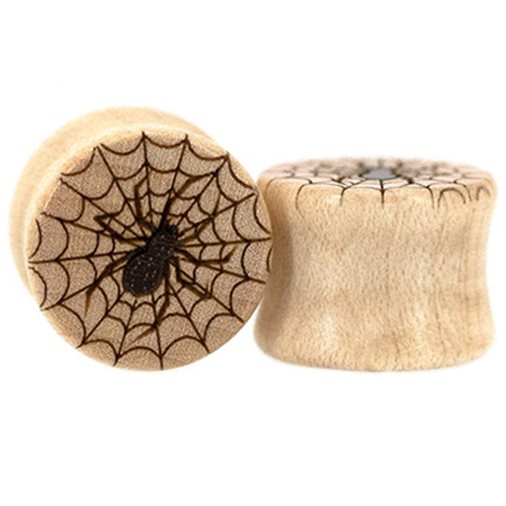 Omerica Organic Spider Wood Plugs – Starfire Body Jewelry Company