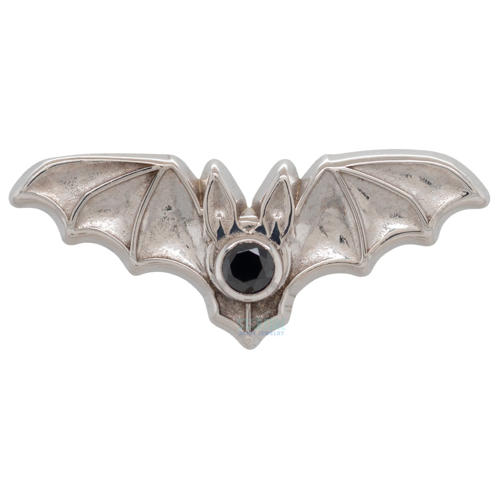 Body Gems Bat threadless: Bat End in Gold with CZ – Starfire Body ...