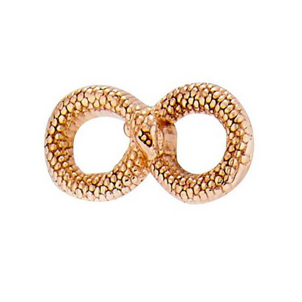 Body Gems Infinity Snake Threaded End in Gold – Starfire Body Jewelry ...