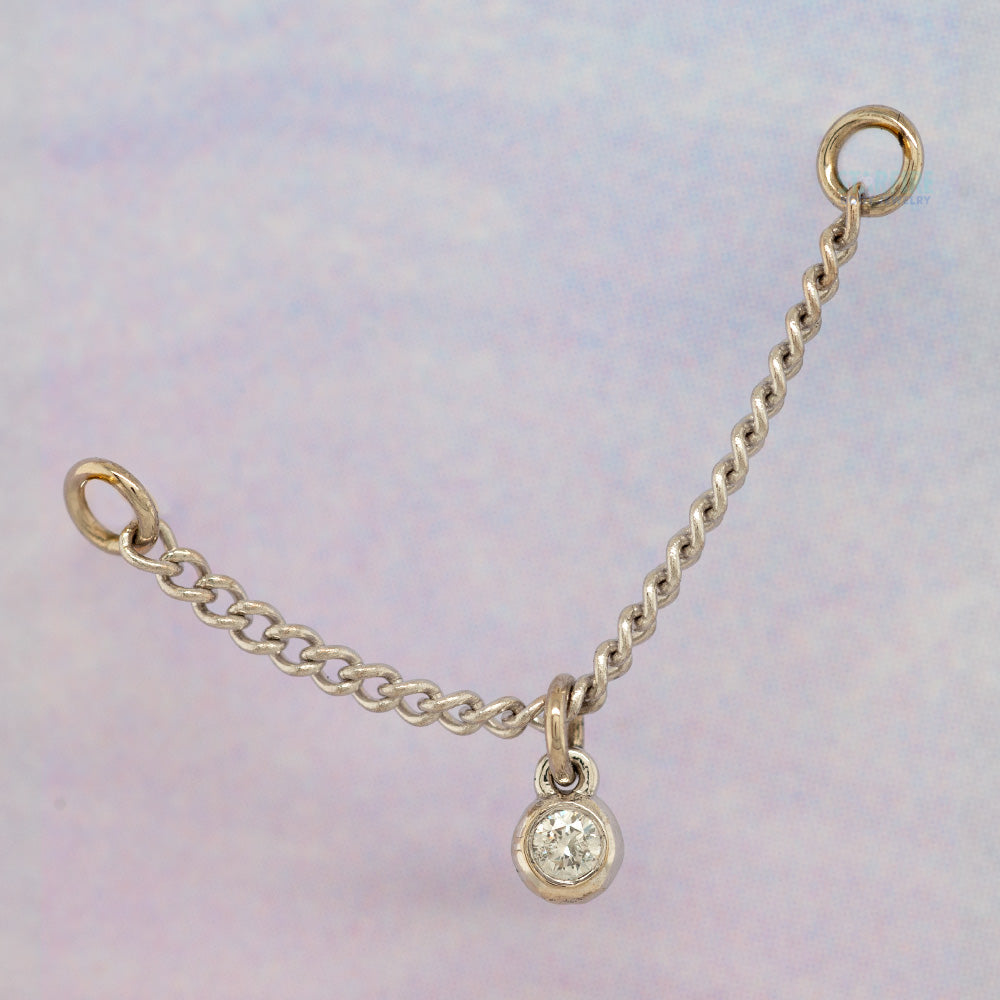Hialeah Fine Jewelry "LTD" Chain Attachment in Gold with Diamond ...