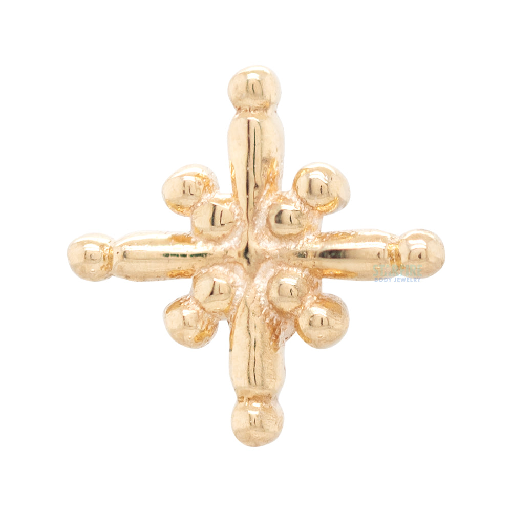 Tawapa threadless: "Gold Dust" Pin in Gold – Starfire Body Jewelry Company