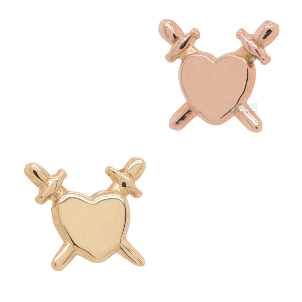 Maya Jewelry threadless: "No Love Lost" End in Gold – Starfire Body ...