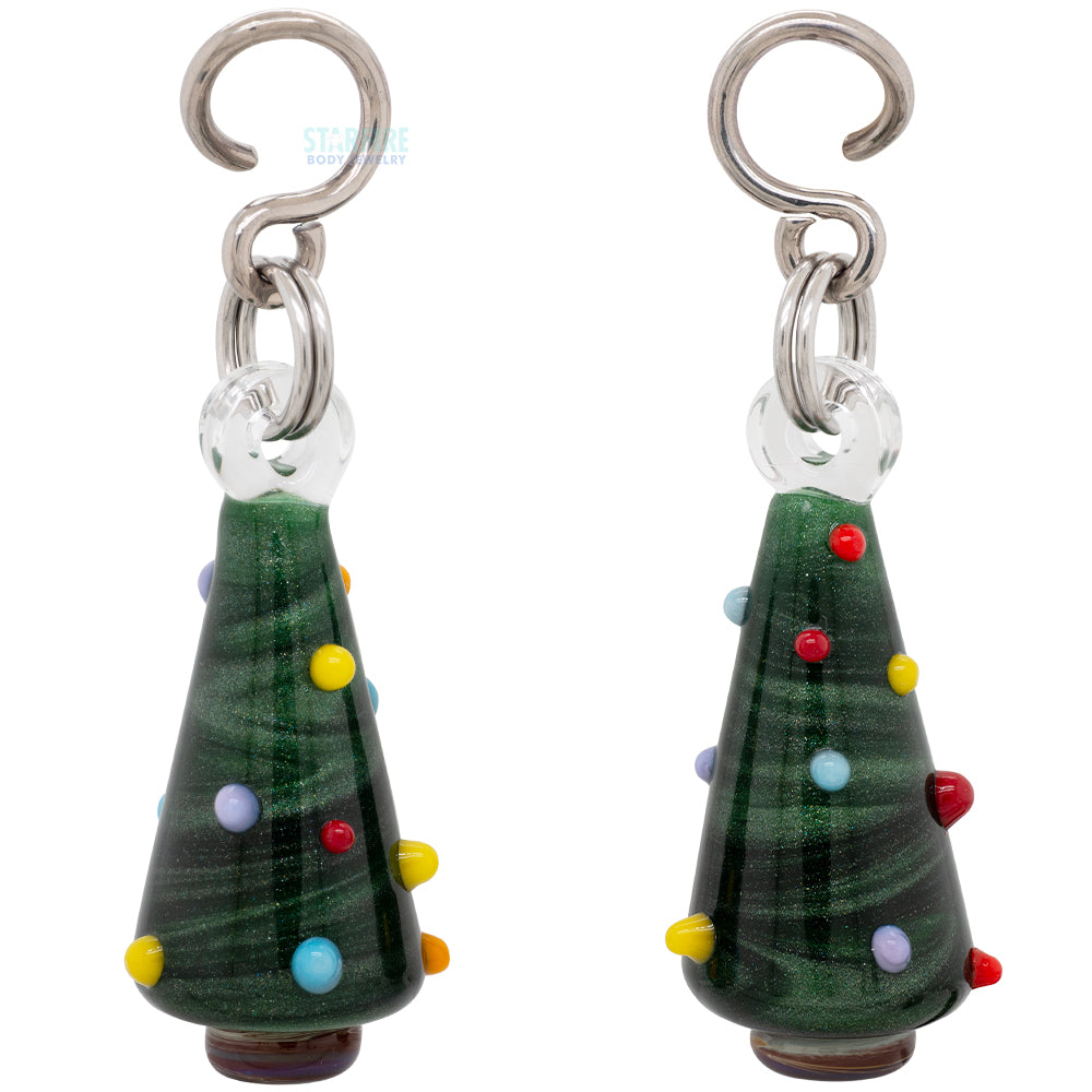 Glasswear Studios Christmas Tree Weights – Starfire Body Jewelry Company