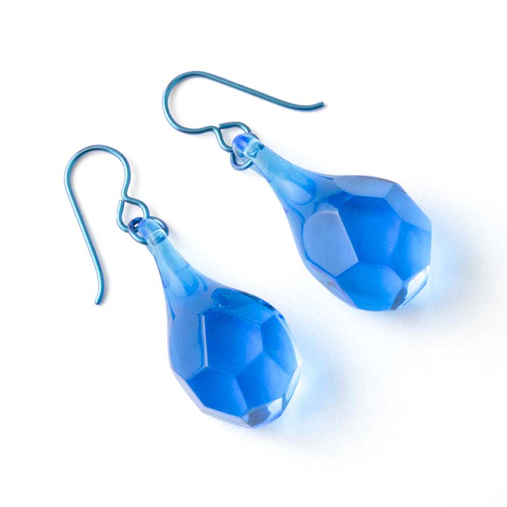 Gorilla Glass Simple Bling Glass Earrings - Ocean – Starfire Body ...