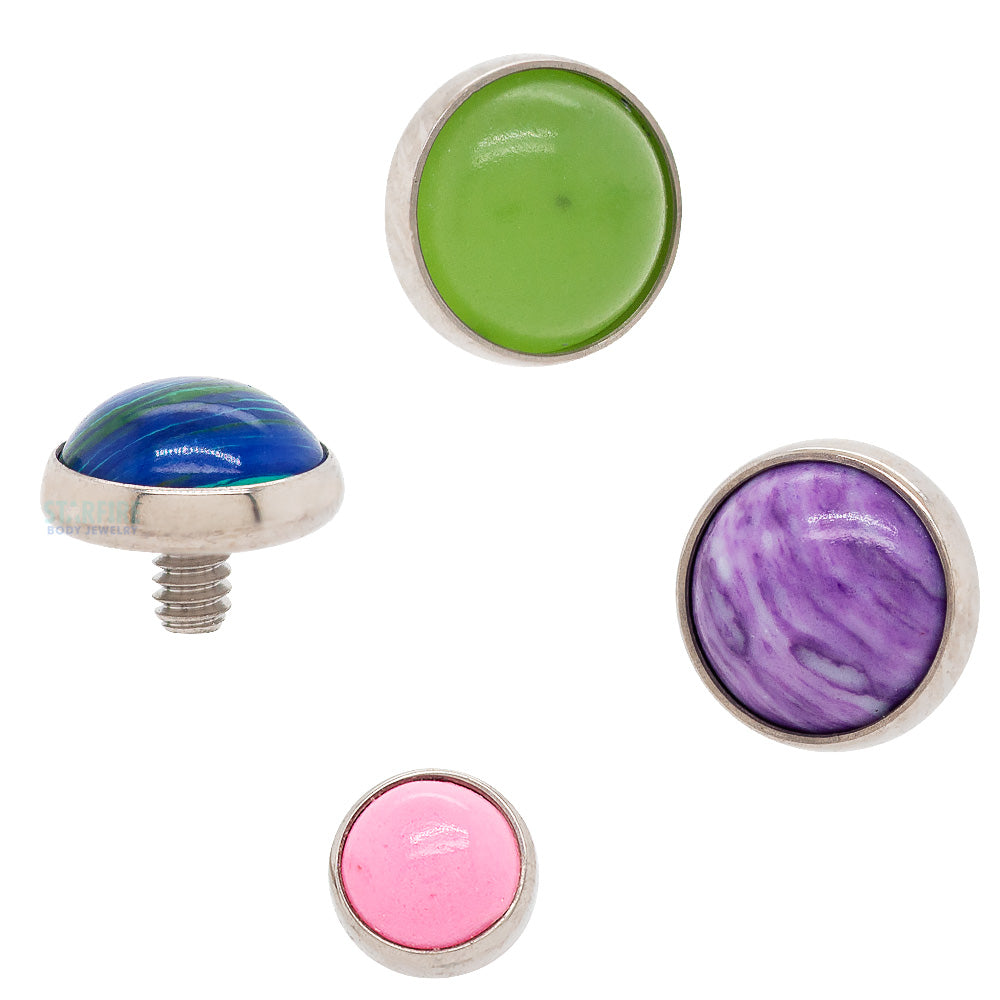 LeRoi 6mm Bezel Threaded End with Stone Cabochon – Starfire Body ...