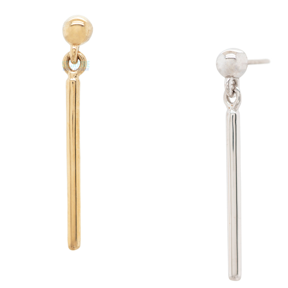 Ember Body Jewelry threadless: "Cassi" End in Gold – Starfire Body ...