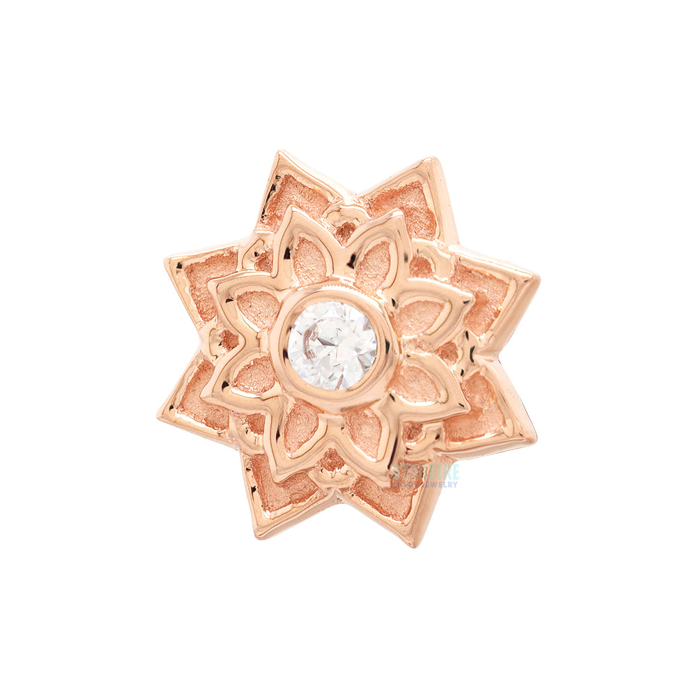 BVLA - Body Vision "Sol" Threaded End in Gold with White CZ – Starfire ...