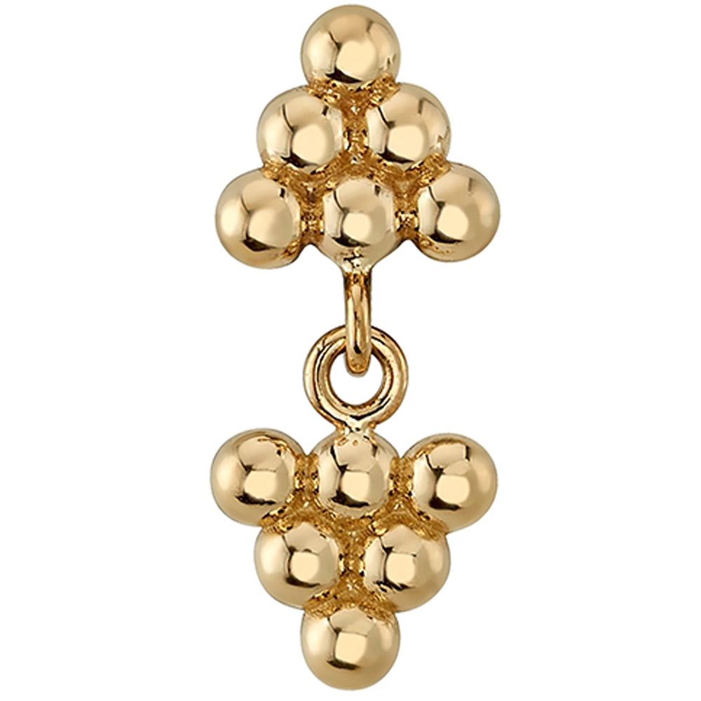 BVLA - Body Vision "Laki" Threaded End in Gold – Starfire Body Jewelry ...