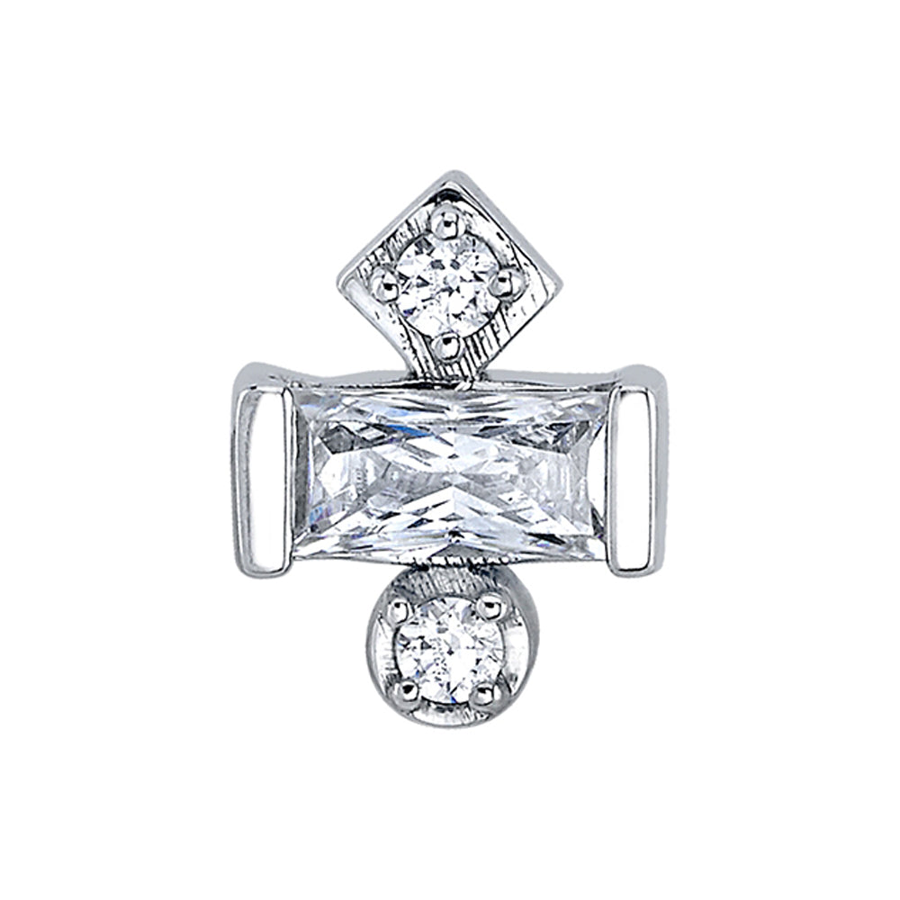 BVLA - Body Vision "Tesla Babe" Threaded End in Gold with DIAMONDS ...