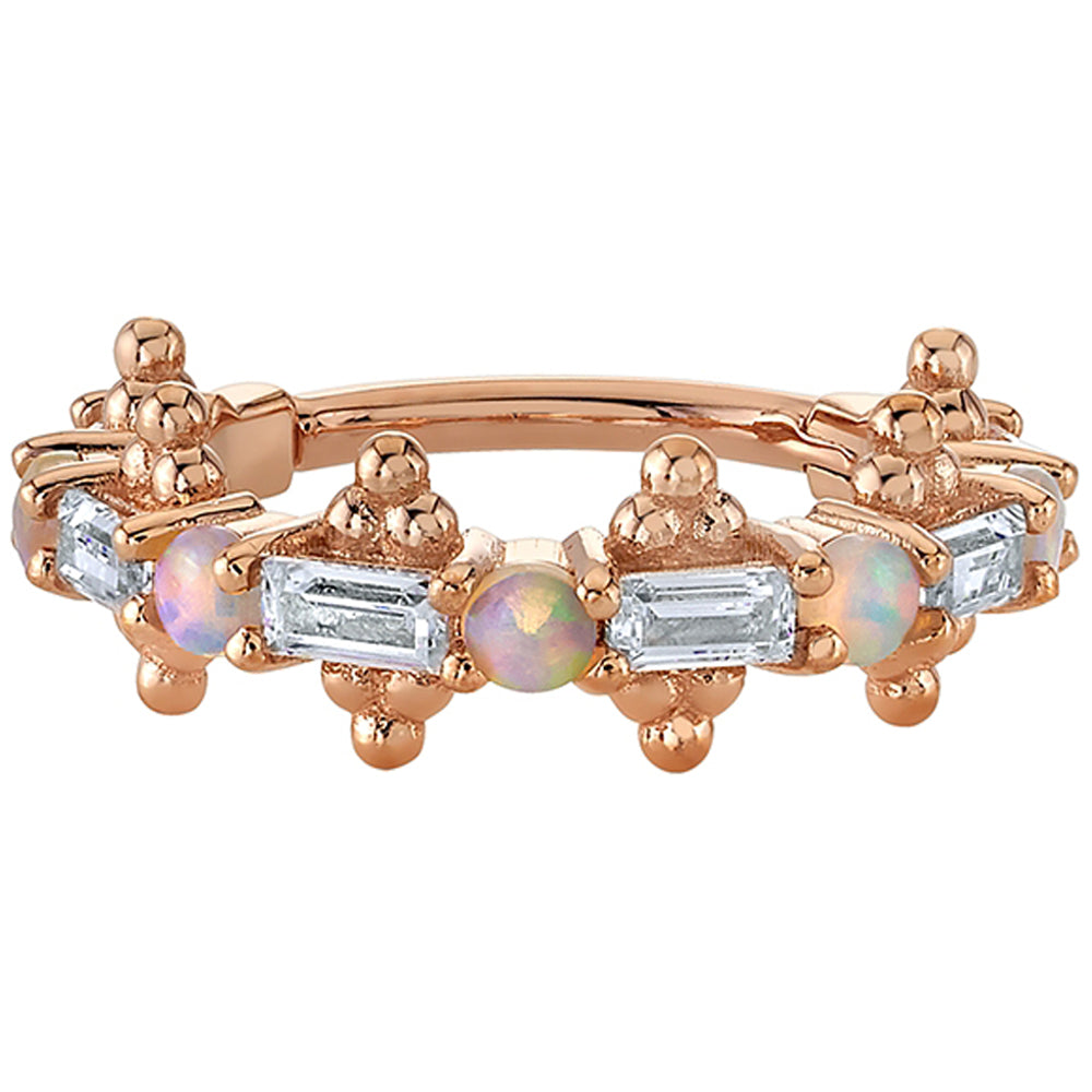 BVLA - Body Vision "Closer" Hinge Ring in Gold with Diamond & Genuine ...