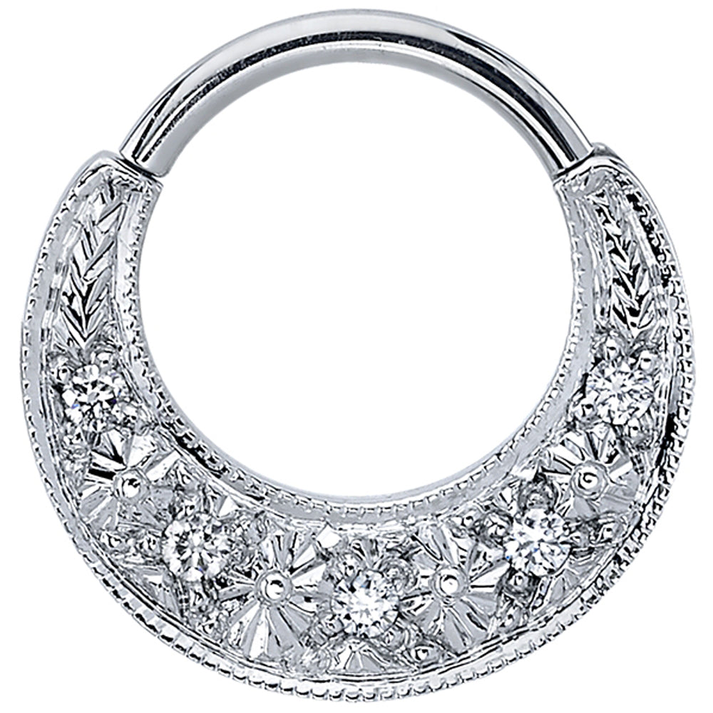 BVLA - Body Vision "Jenn" Hinge Ring in Gold with DIAMONDS – Starfire ...