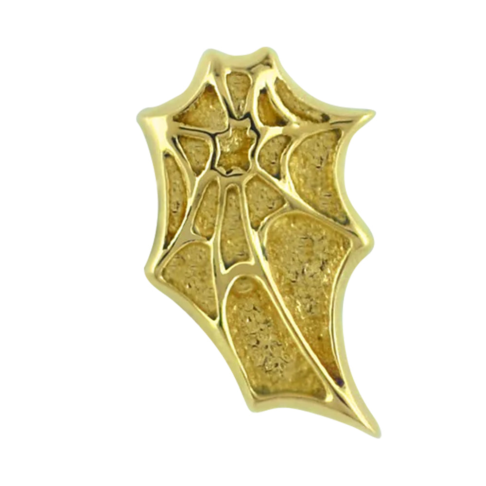 Anatometal threadless: "Webbed Elegance" End in Gold – Starfire Body ...