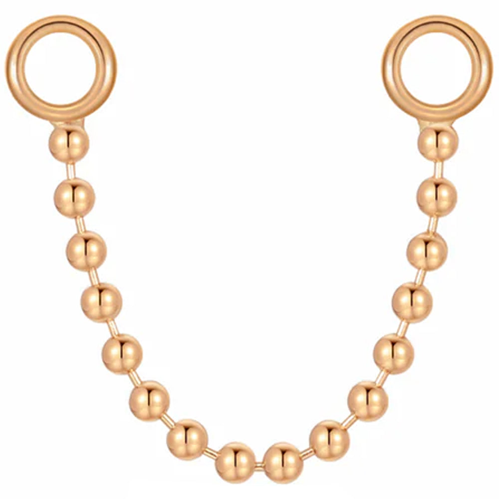 Ember Body Jewelry Beaded Chain Attachment in Gold – Starfire Body ...