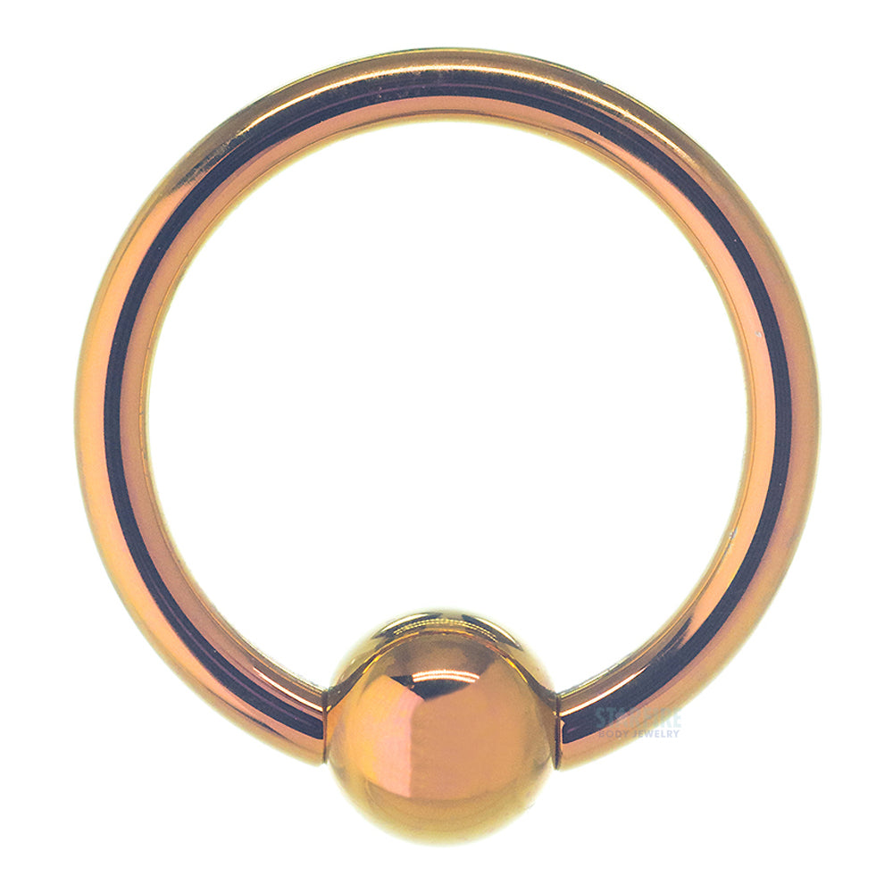 Anatometal Titanium Captive Bead Ring (CBR) - Copper – Starfire Body ...