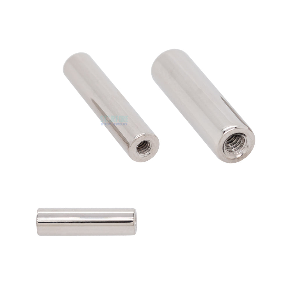 Industrial Strength Stainless Steel Threaded Straight Barbell Shaft - 4 ...