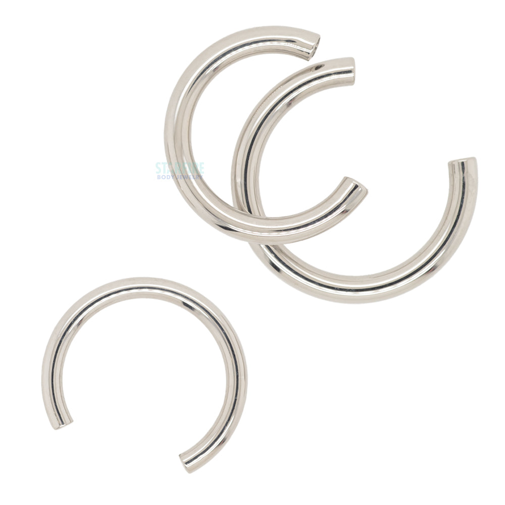 Industrial Strength Titanium Threaded Circular Barbell Shaft – Starfire ...