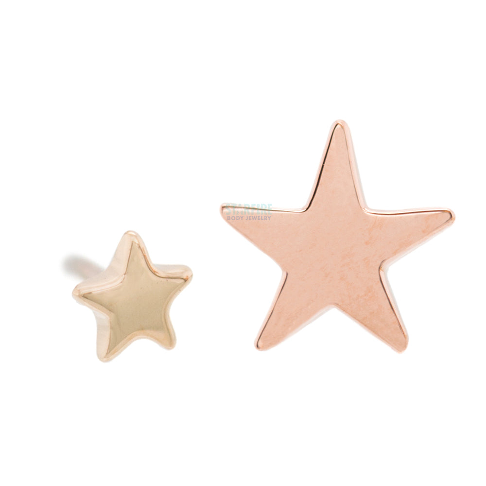 BVLA - Body Vision threadless: Flat Star Pin in Gold – Starfire Body ...