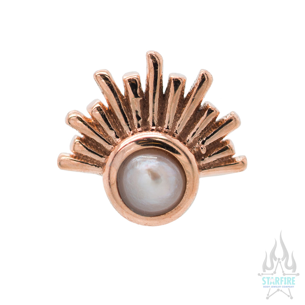 Tawapa threadless: Blaze Pin in Gold with Gemstone – Starfire Body ...