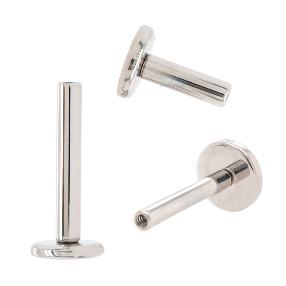 Anatometal Titanium Threaded Flatback / Labret Post / Straight Barbell ...