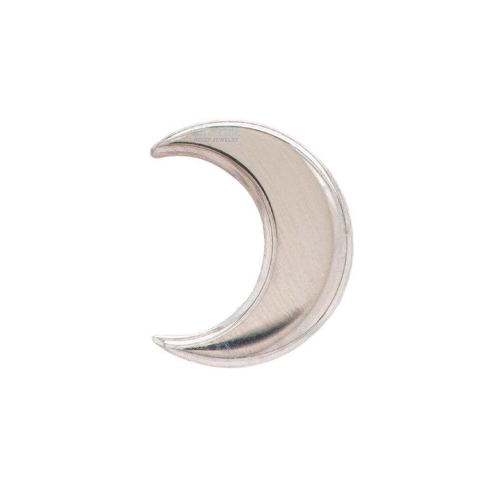 Anatometal threadless: Titanium Moon End – Starfire Body Jewelry Company