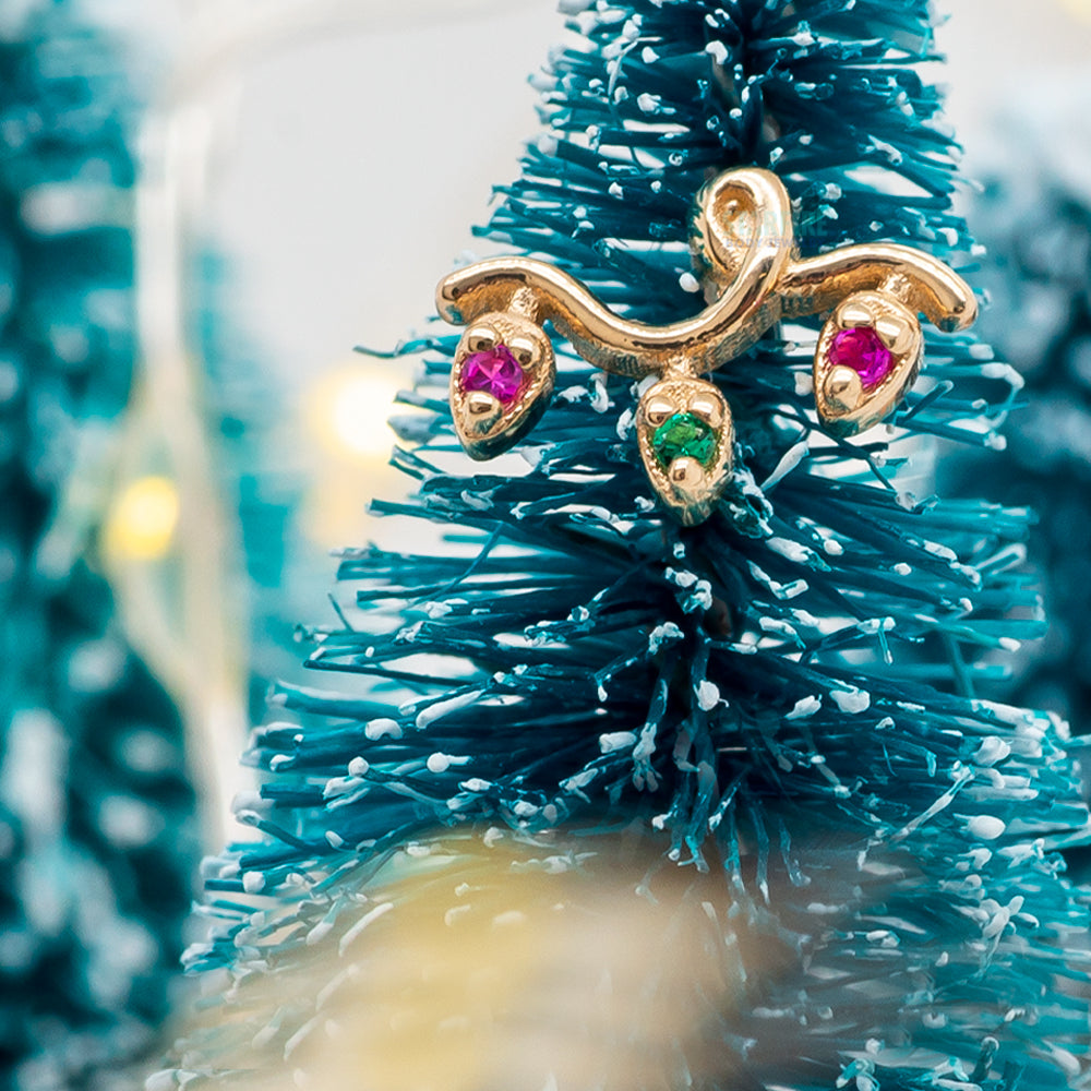 Mushroom Body Jewelry threadless: Lights End in Gold – Starfire Body ...