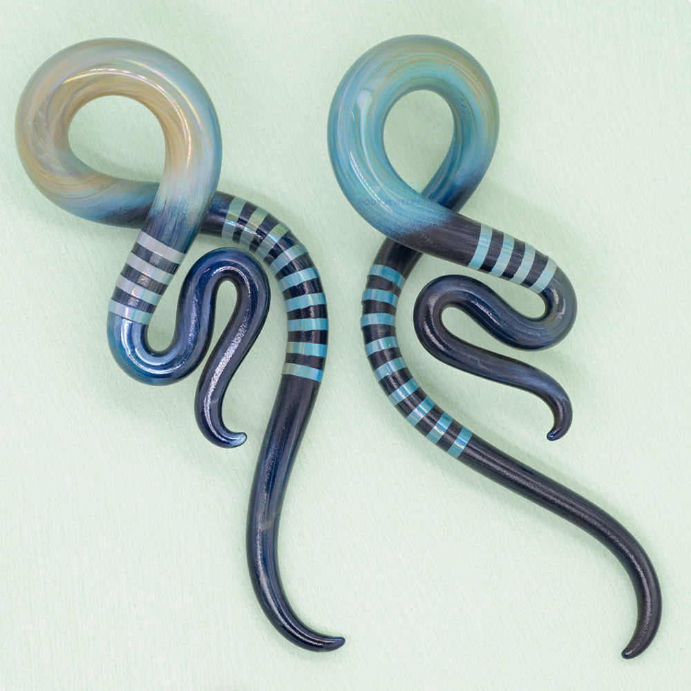 Glassheart Studio Glass River Squids - Textured Blue Moon – Starfire ...