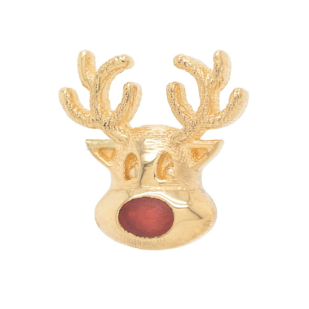 Mushroom Body Jewelry threadless: Reindeer End in Gold – Starfire Body ...