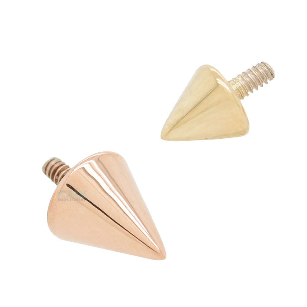 BVLA - Body Vision Cone Spike Threaded End in Gold – Starfire Body ...