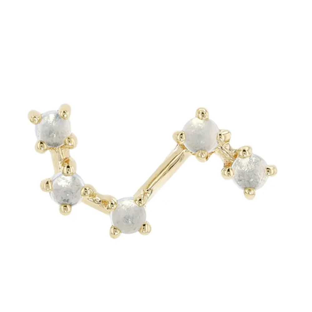 Modern Mood threadless: "Zodiac" End in Gold with Moonstone – Starfire ...